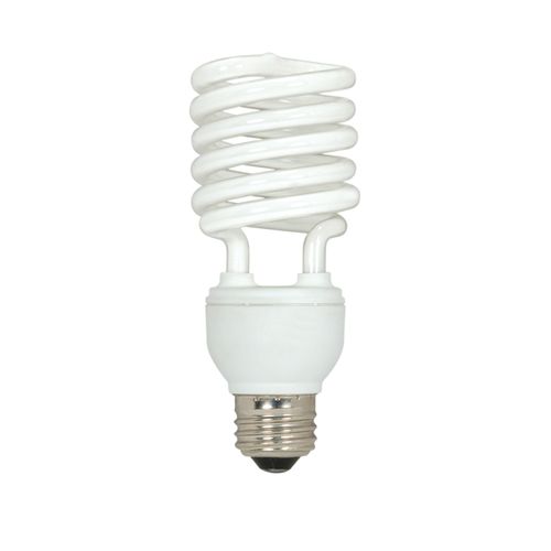 S6275 - Satco S6275 - 23 Watt - Mini Spiral Compact Fluorescent Bulb 4100K - 82 CRI - Medium ...