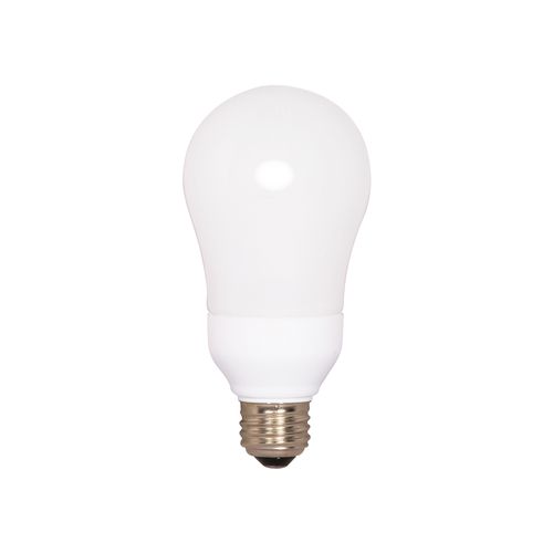 S7292 - Satco S7292 - 15 Watt - A19 Compact Fluorescent Bulb 4100K - 82 ...