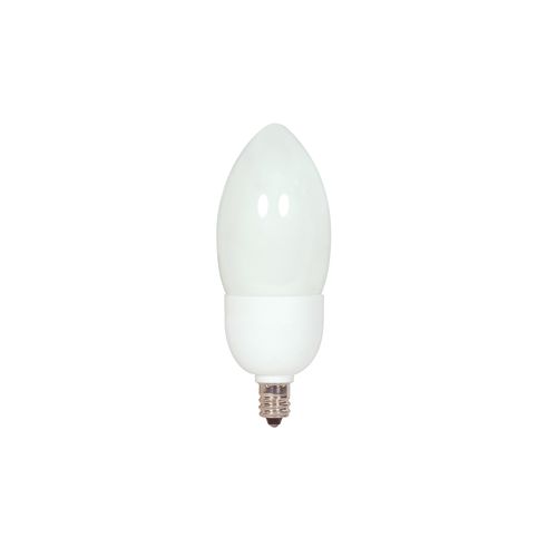 S7318 - Satco S7318 - 7 Watt - B11 Compact Fluorescent Bulb 4100K - 82 ...