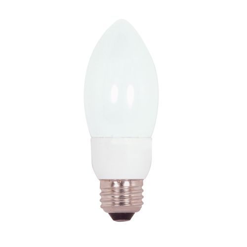 S7322 - Satco S7322 - 7 Watt - B11 Compact Fluorescent Bulb 4100K - 82 ...