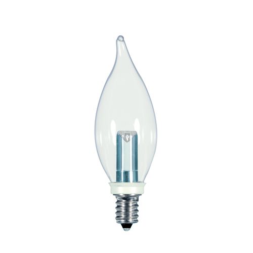 S9153 - Satco S9153 - 1 Watt LED Bulb - CA8 - Clear - 2700K ... S9153 - Satco S9153 - 1 Watt LED Bulb - CA8 - Clear - 2700K ...