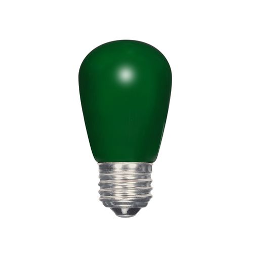 S9171 - Satco S9171 - 1.4 Watt LED Bulb - S14 - Ceramic Green - Medium ...
