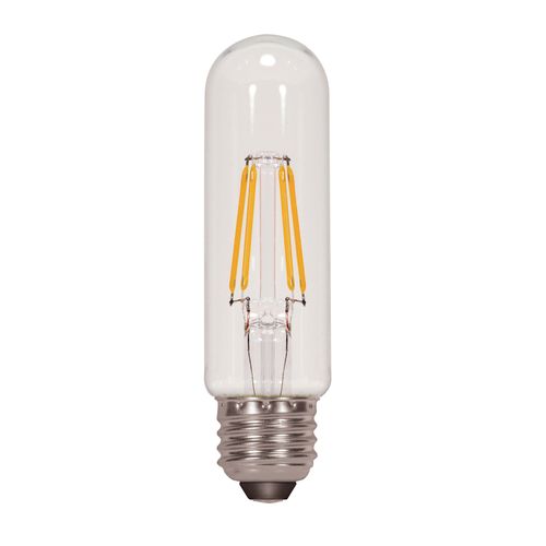 S9580 - Satco S9580 - 5 Watt T10 LED Bulb - Clear - Medium base - 2700K - 450 Lumens - 120 Volt