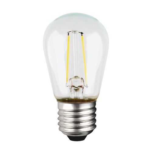 S9807 - Satco S9807 - 1 Watt LED Bulb - S14 - Clear - Medium base ...