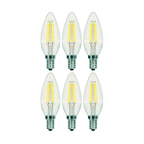 S9960-06 - Satco S9960-06 - 5.5 Watt B11 LED Bulb - Clear - Candelabra ...