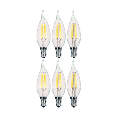 S9962-06 - Satco S9962-06 - 5.5 Watt CA11 LED Bulb - Clear - Candelabra ...