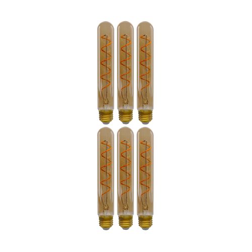 S9971-06 - Satco S9971-06 - 4.5 Watt T9 LED Bulb - Amber - Medium base ...