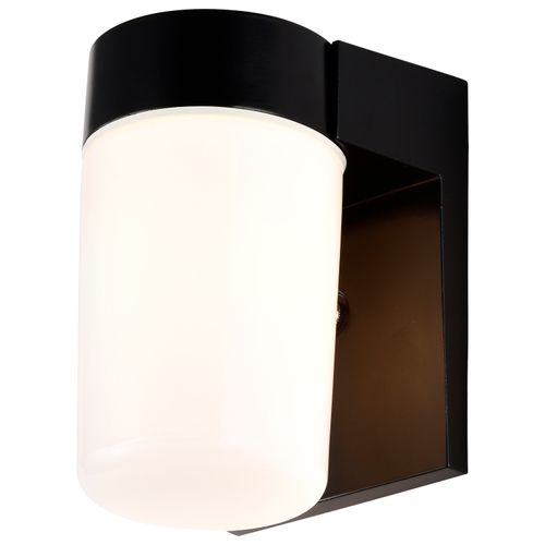 SF77-137 - Nuvo SF77-137 - 1 Light 8" Utility Wall Mount w/ White Glass ...