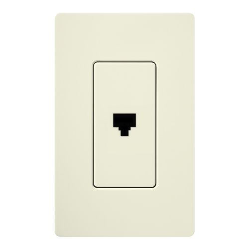 SC-PJ-BI - Lutron SC-PJ-BI - Claro Telephone Jack, Fits Decorator-Style ...