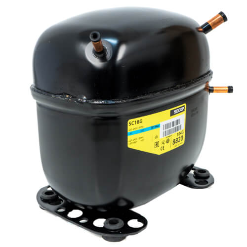 SC18G-2 - Secop SC18G-2 - 1337 BTU Reciprocating Compressor R134A, 1/2 ...