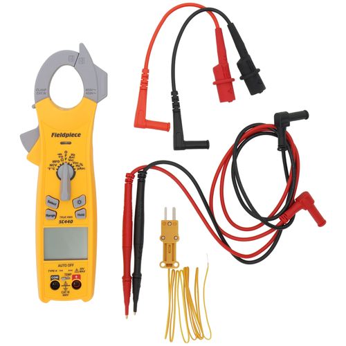SC440 - Fieldpiece SC440 - SC440, Essential Clamp Meter w/ True RMS ...