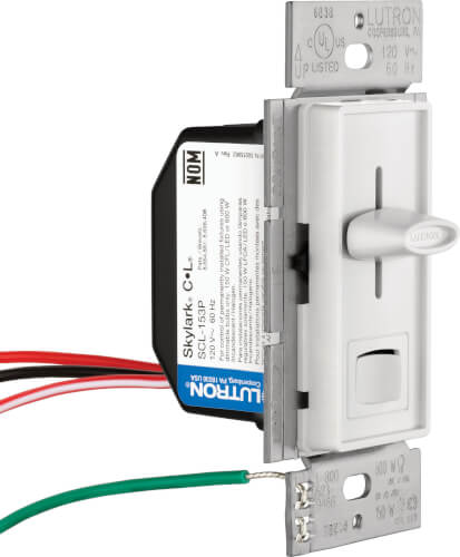 SCL-153P-WH - Lutron SCL-153P-WH - Skylark LED+ Dimmer Switch, No ...