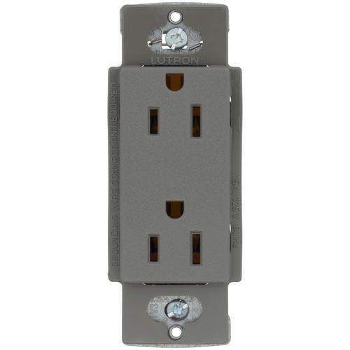 SCR-15-CS - Lutron SCR-15-CS - Claro 15A Duplex Receptacle, Satin ...