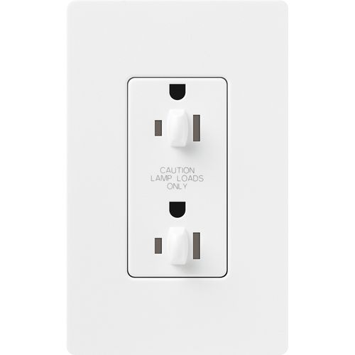 SCR-20-DDTR-SW - Lutron SCR-20-DDTR-SW - Claro 20A Dual Dimming, Tamper ...