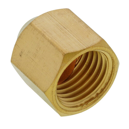 SF2225 - Supco SF2225 - 1/4" Flare Hex Brass Cap with Copper Gasket ...