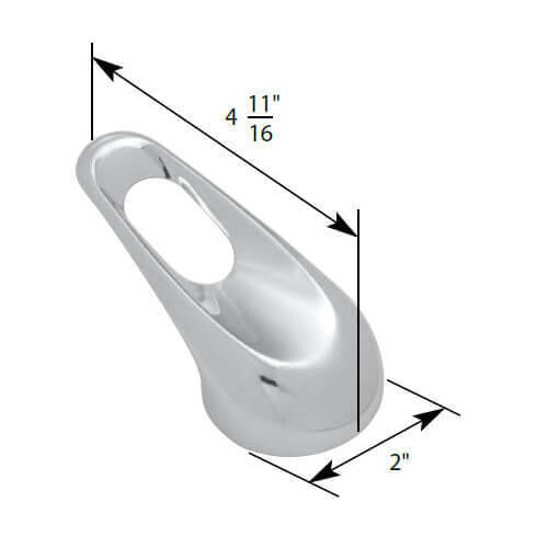 SHD7090 - Brasscraft SHD7090 - Mixet Single Lever Volume Control Handle ...