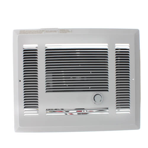 SL101TW - Cadet SL101TW - SL White Wall Fan Heater w/ Thermostat ...
