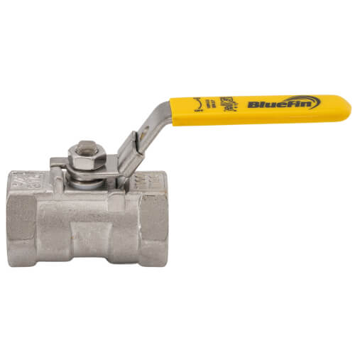 SLBV075-1 - Bluefin SLBV075-1 - 3/4" IPS Standard Port 316 Stainless Steel 1-Piece Ball Valve