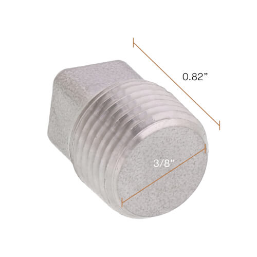 SLSP038 - Bluefin SLSP038 - T304 3/8" Stainless Steel Square Head Plug