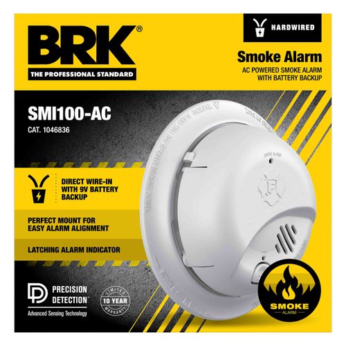 1046836 - BRK 1046836 - SMI100-AC Interconnectable Ion Smoke Alarm w ...