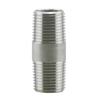 SS304N-0520 - Boshart SS304N-0520 - 1/2" x 2" Stainless Steel Nipple
