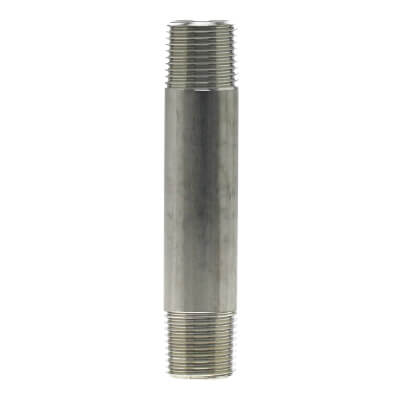 SS304N-0540 - Boshart SS304N-0540 - 1/2" x 4" Stainless Steel Nipple