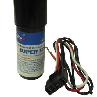 SS410 - Supco SS410 - 115V Super Start Relay Overload Start Capacitor ...