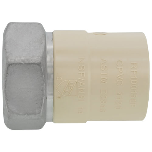SSCPF112-NL - Everflow SSCPF112-NL - 1-1/2" CPVC x Female Stainless ...