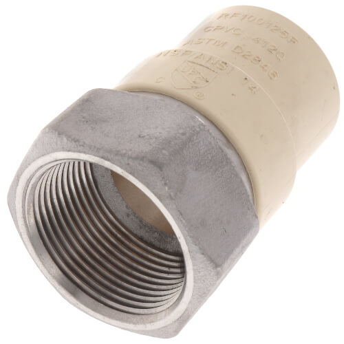 SSCPF114-NL - Everflow SSCPF114-NL - 1-1/4" CPVC x Female Stainless ...