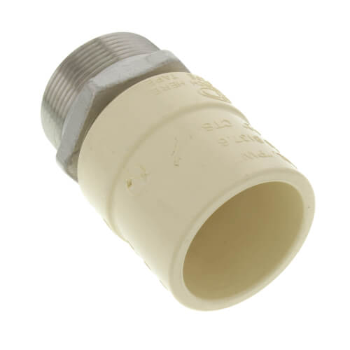 SSCPM112-NL - Everflow SSCPM112-NL - 1-1/2" CPVC x Male Stainless Steel ...