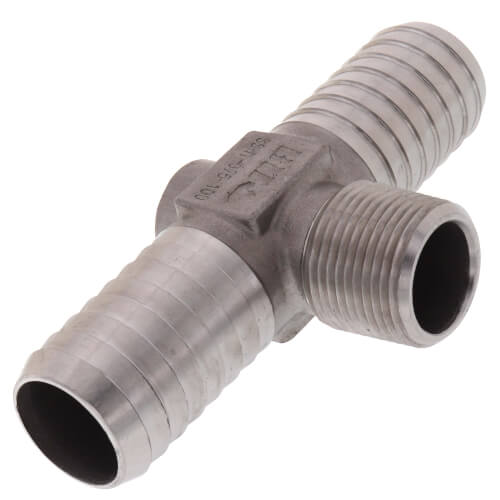 SSHT-075-100 - Boshart SSHT-075-100 - 3/4" MPT x 1" Insert Stainless ...