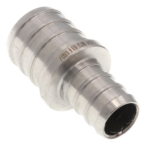 SSPEX-C0705 - Boshart SSPEX-C0705 - 3/4" x 1/2" PEX Stainless Steel Coupling