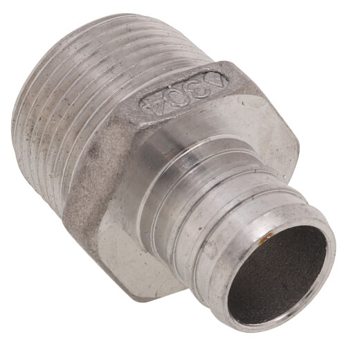 SSPEX-MA07 - Boshart SSPEX-MA07 - 3/4" PEX x 3/4" NPT Stainless Steel ...