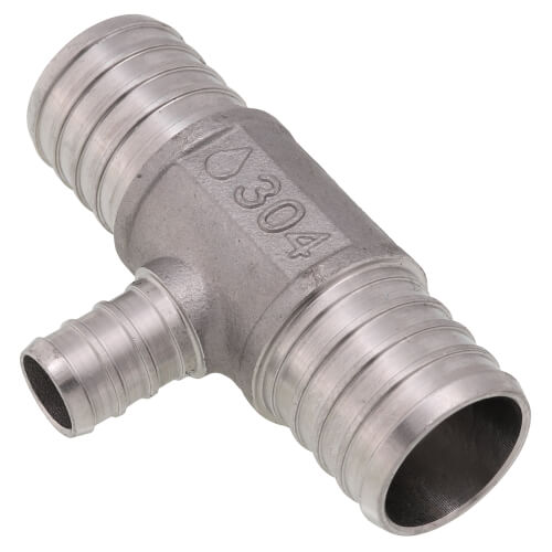 SSPEX-T101005 - Boshart SSPEX-T101005 - 1" x 1" x 1/2" PEX Stainless ...