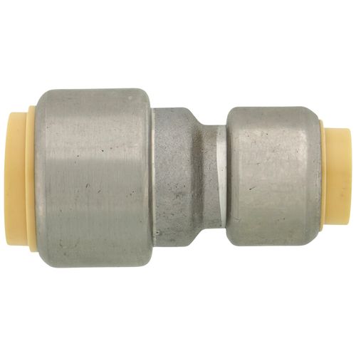 SSPF-C0705 - Boshart SSPF-C0705 - 3/4" x 1/2" CTS 304 Stainless Steel Push-Fit Coupling (Lead Free)