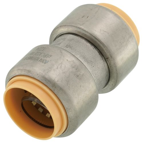 SSPF-C10 - Boshart SSPF-C10 - 1" CTS 304 Stainless Steel Push-Fit Coupling (Lead Free)
