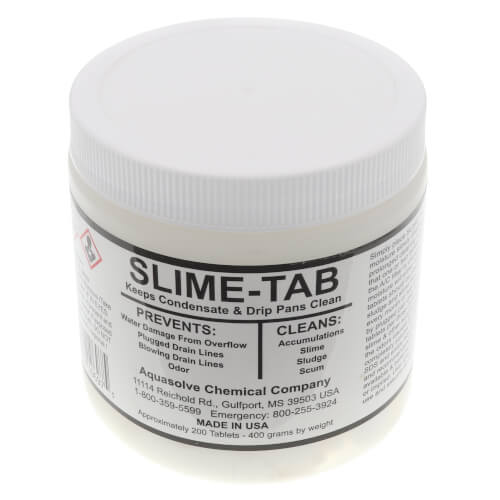 ST200 - Supco ST200 - SLIME-TAB Condensate Pan Treatment Tabs (200)