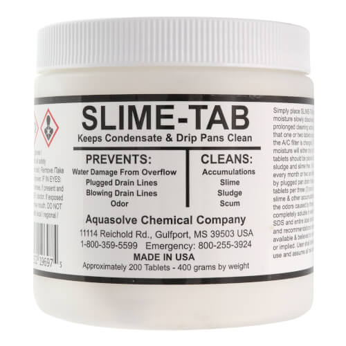 ST200 - Supco ST200 - SLIME-TAB Condensate Pan Treatment Tabs (200)