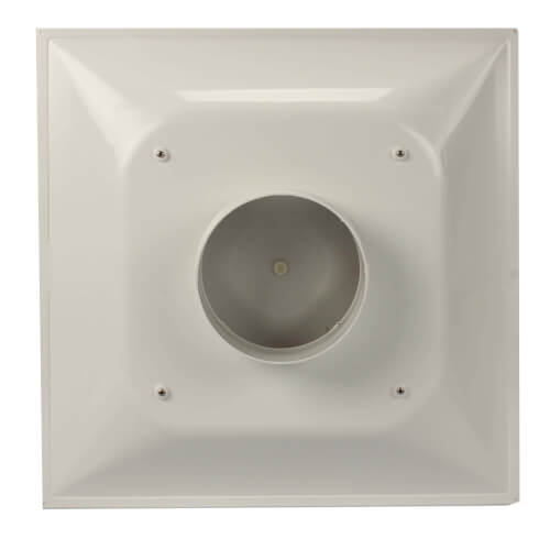 STR-C-8W - American Louver STR-C-8W - 8" (Duct Size) Stratus Never Rust 3 Cone Ceiling Diffuser ...