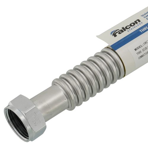 SWC112 - Falcon Stainless SWC112 - 1" FIP Stainless Steel Flex Water ...