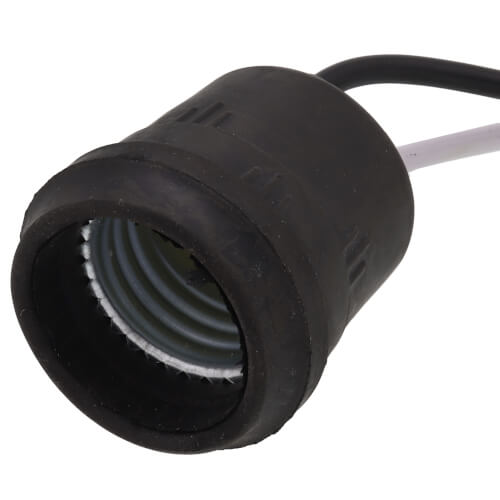 T124 - Southwire T124 - 6" Right-Handed Thread Rubber Pigtail Socket