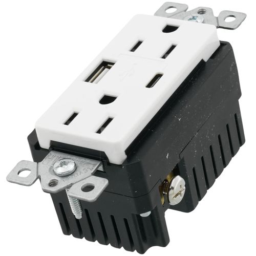 T5638-W - Leviton T5638-W - 15A Decora Tamper-Resistant Duplex ...