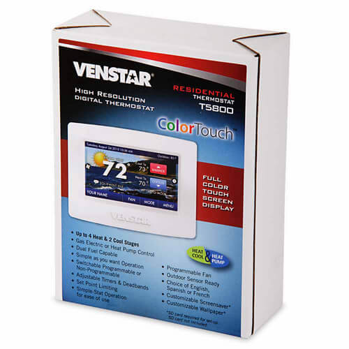 T5800 - Venstar T5800 - Venstar T5800 ColorTouch Thermostat