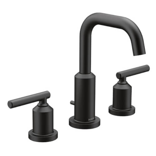T6142BL - Moen T6142BL - Gibson Two Handle High Arc Bathroom Faucet ...