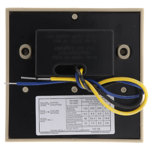 T6169B4017 - Honeywell T6169B4017 - Fan Coil Thermostat, 2 Pipe Remote ...