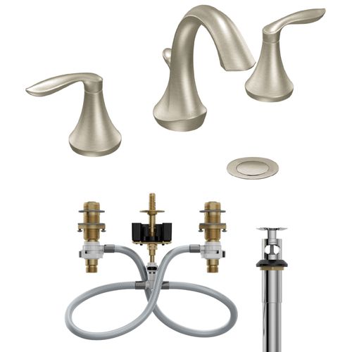 T6420BN-9000-L - Moen T6420BN-9000-L - Eva Brushed Nickel 2 Handle High ...