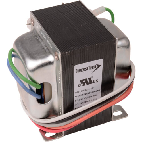 T6753 - DiversiTech T6753 - 120/208/240/480 (Primary) 24/V (Secondary) 75VA Rating Heavy Duty ...