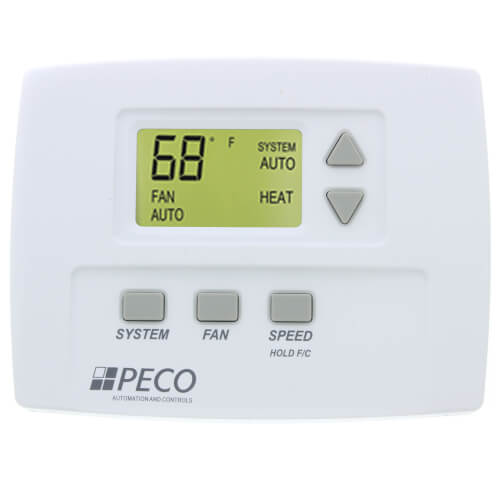 TA170-001 - Peco Controls TA170-001 - 7-Day Non-Programmable, 1 Heat/1 ...