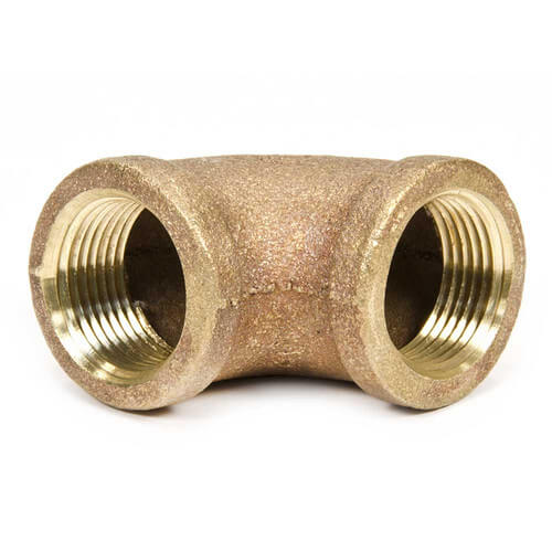 TBNL7-06 - Cello TBNL7-06 - 3/8" FIP x FIP Brass Elbow (Lead Free)