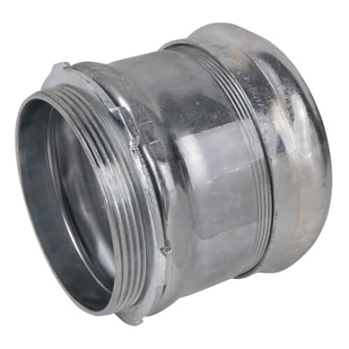 TC1110A - Steel City TC1110A - 4" Steel EMT Compression Connector